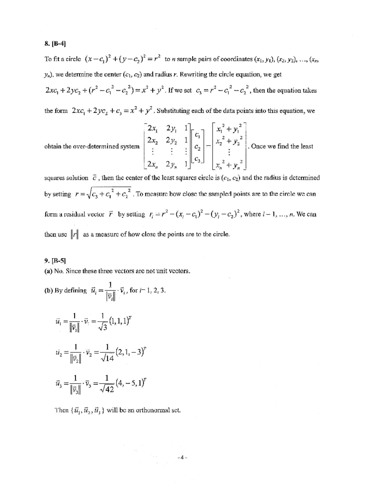 線性代數Ans 5 4 - 線性代數Ans 5 4 - Computer Science - Studocu
