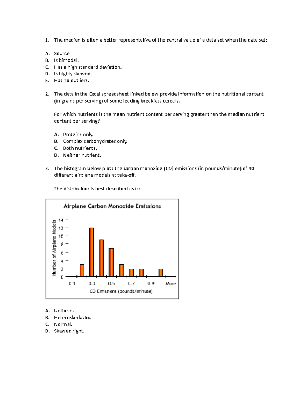 Statistics - The median is often a better representative of the central ...