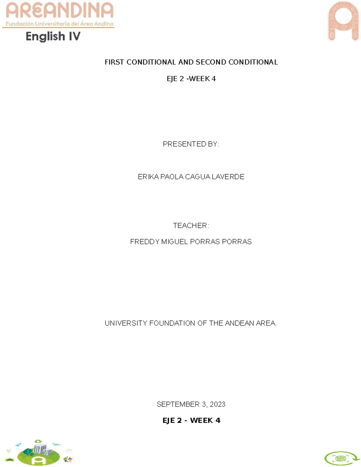Zero And First Conditional Ficha Interactiva