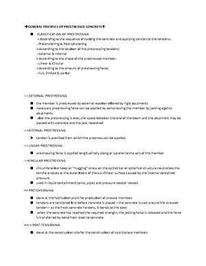 Losses of Prestress sample problem - Example 1 A prestressed concrete ...