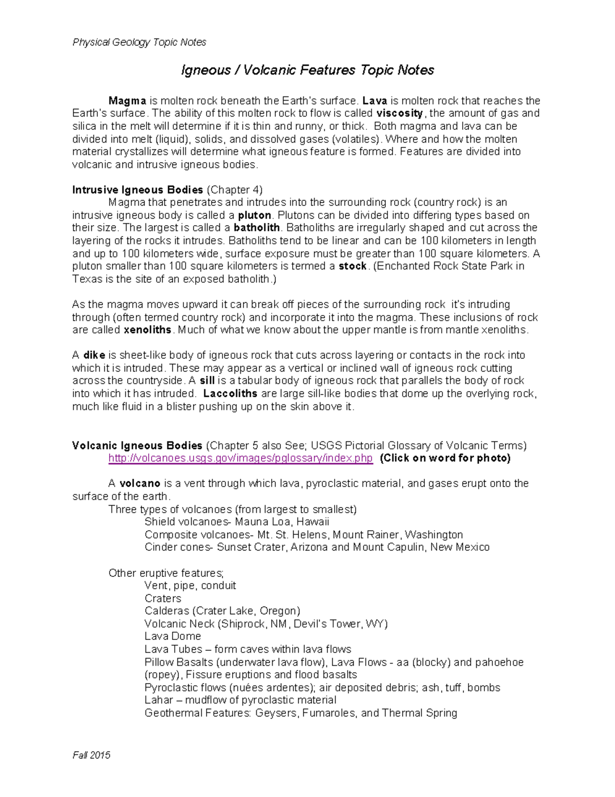 Desert Topic Notes S16 - Physical Geology Topic Notes Dr. C. Metz ...