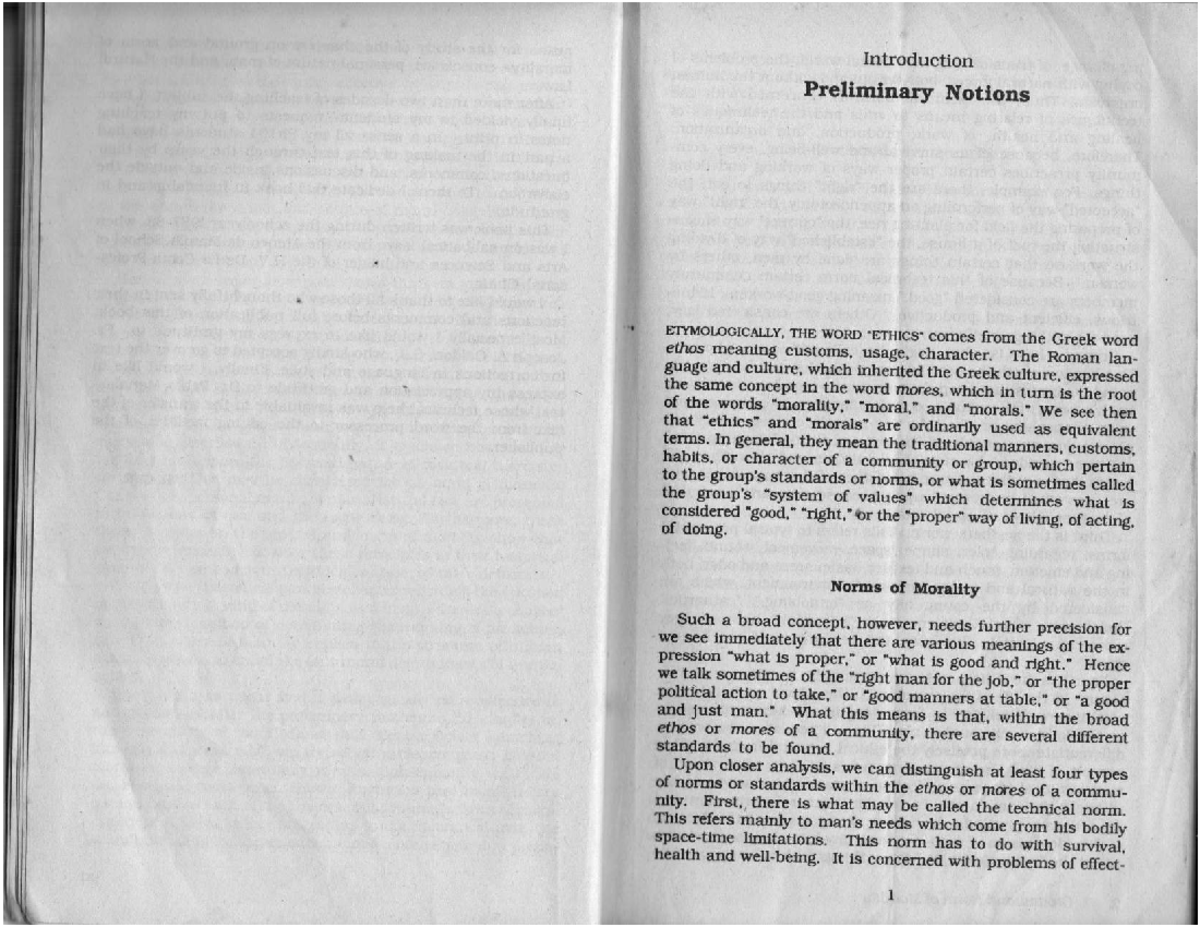 Preliminary Notions - summary - Introduction Preliminary Notions ETYMOLOGICALLY, THE WORD comes ...