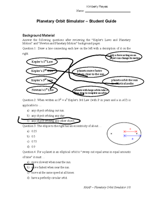 Lab 8 Eclipsing Binary Stars-DONE - Name: Eclipsing Binary Simulator ...