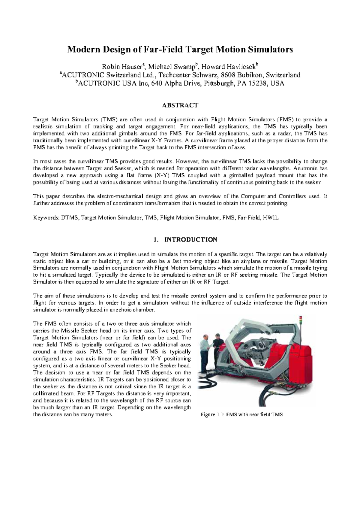 Title Modern design of far field target - Modern Design of Far-Field ...