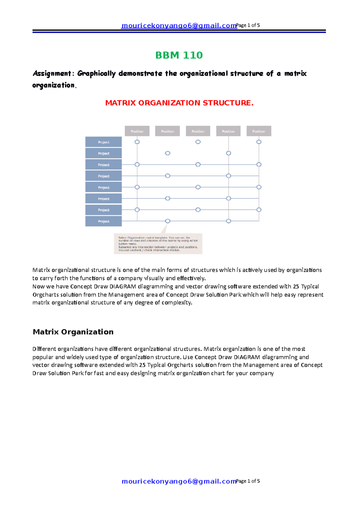 BBM 110 Assignment - Barchelor's of Business Management - Studocu