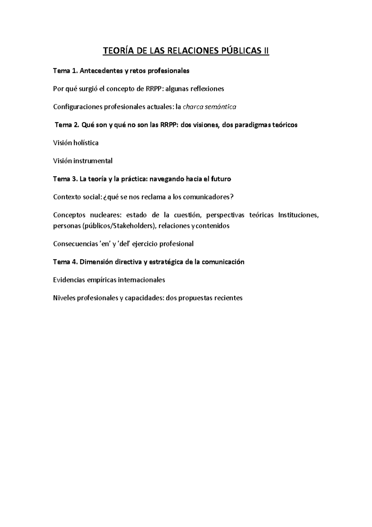 Teoria DE LAS RRPP II - Warning: TT: undefined function: 32 Warning: TT: undefined function: 32 ...