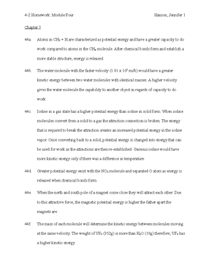 CHM 101L M1 Intro to Graphing Lab Report - 1 Introduction to Graphing Daniel Townsend November 1 ...