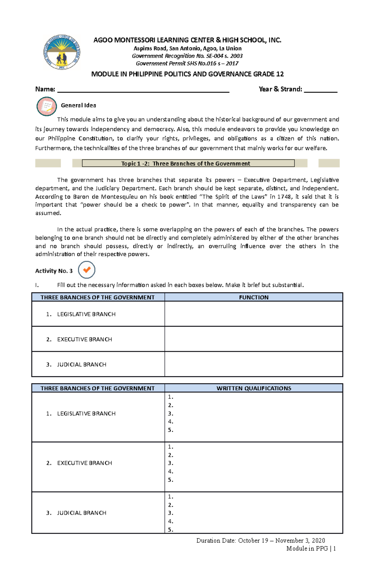 Understanding of Social Studies in the modern world - GE Science ...