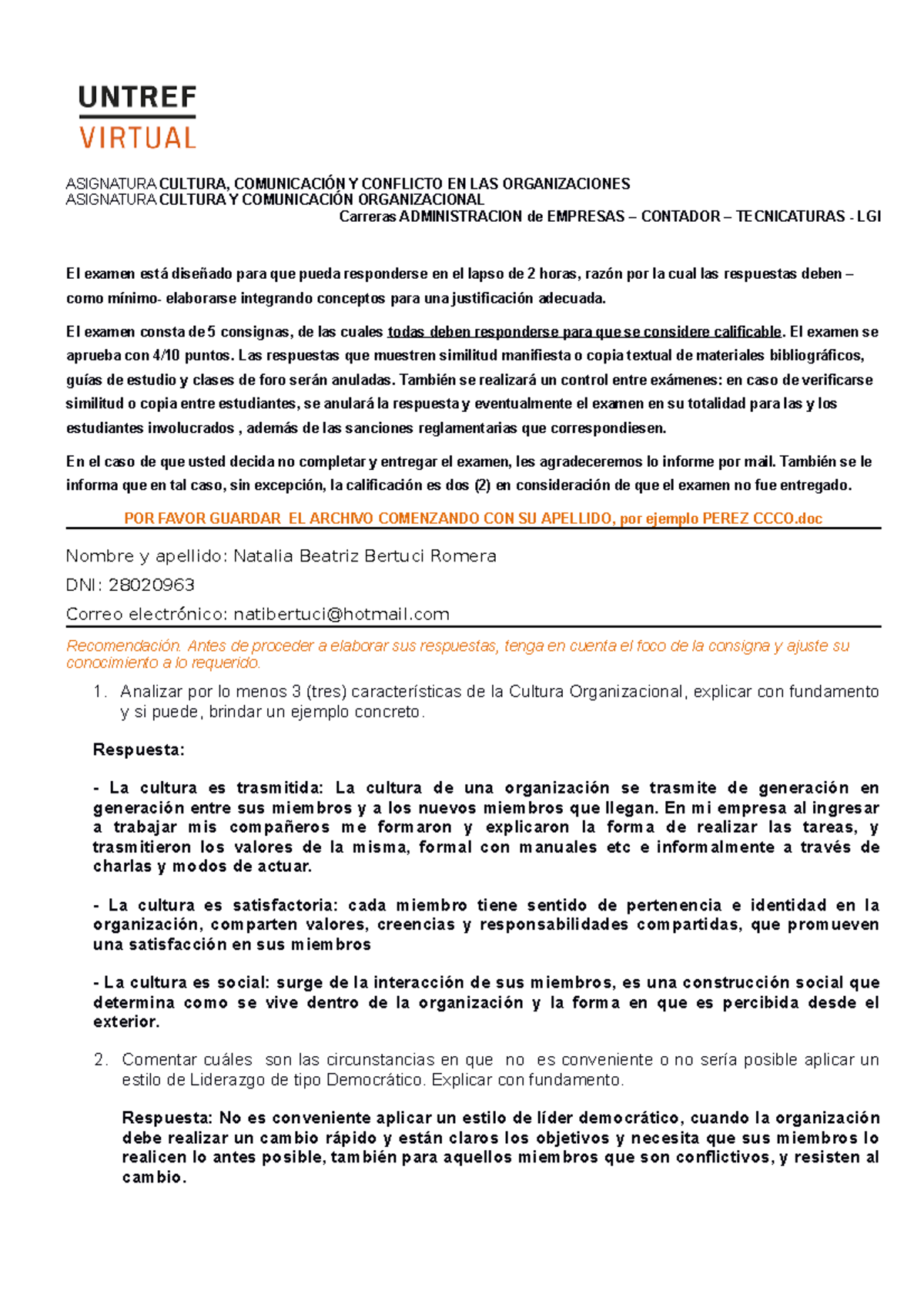 Examen Final CCCO Julio 2023 - ASIGNATURA CULTURA, COMUNICACIÓN Y ...