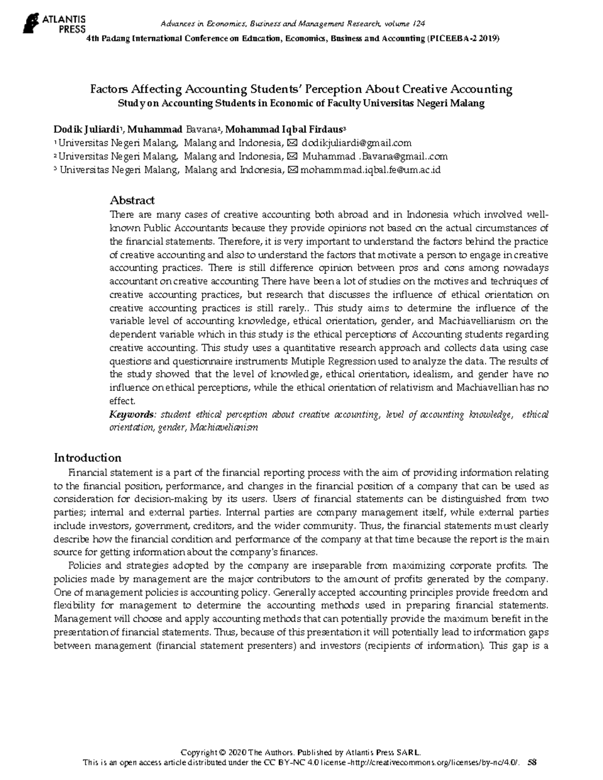 Factors Affecting Accounting Students Pe - Factors Affecting Accounting ...