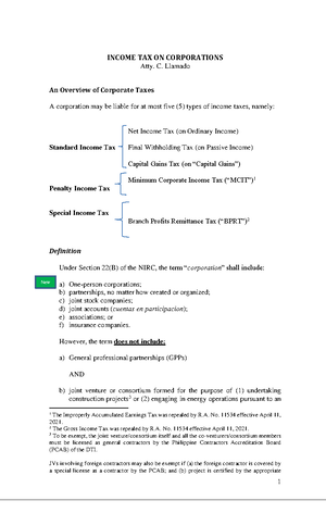 Intro to Income Tax and Tax on Individuals Handout_BS Accountancy ...