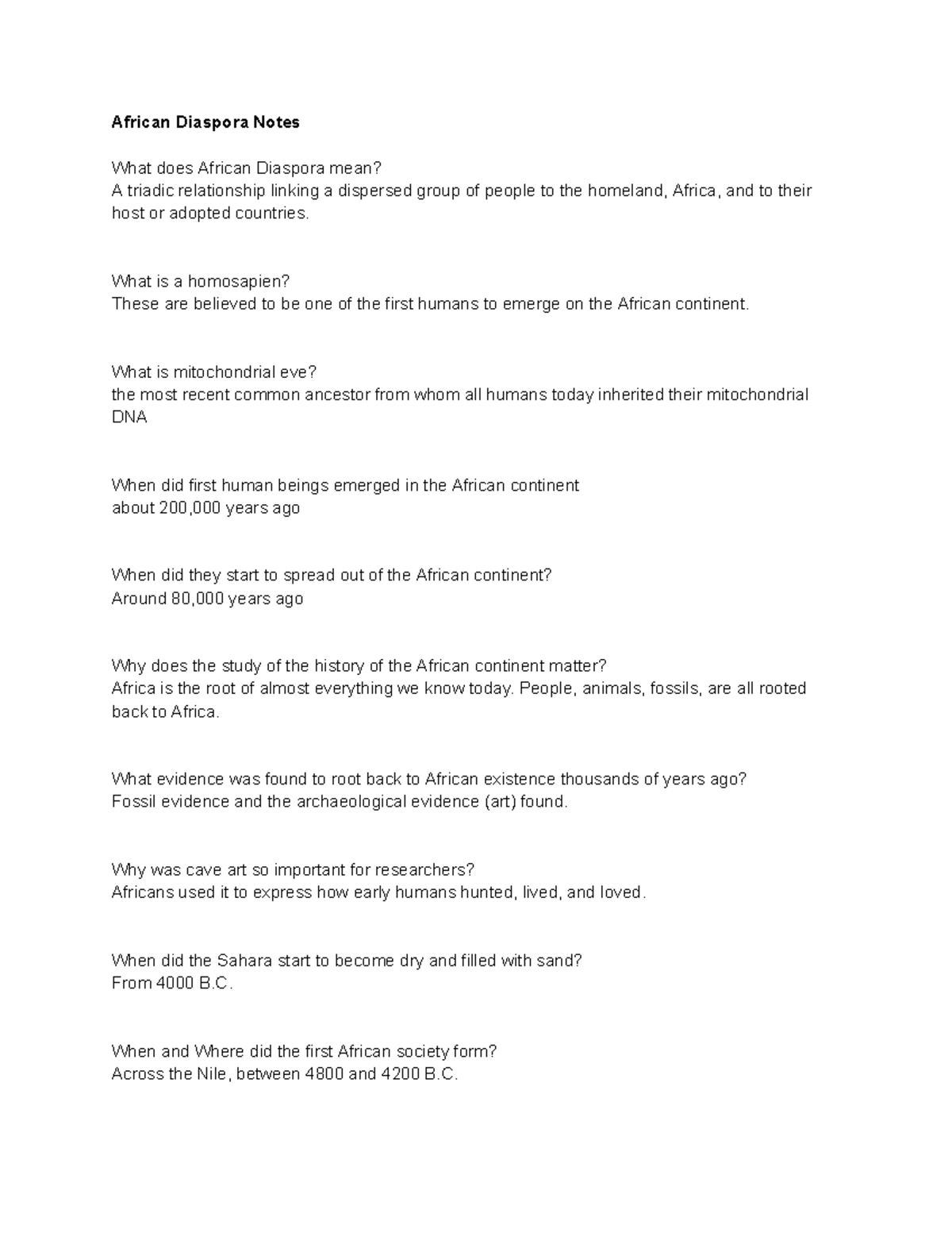 African Diasporanotes - African Diaspora Notes What does African ...