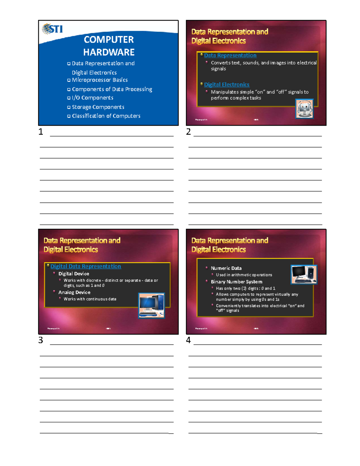 04 LCD Slide Handout 1 - *Property of STI J COMPUTER HARDWARE Data ...