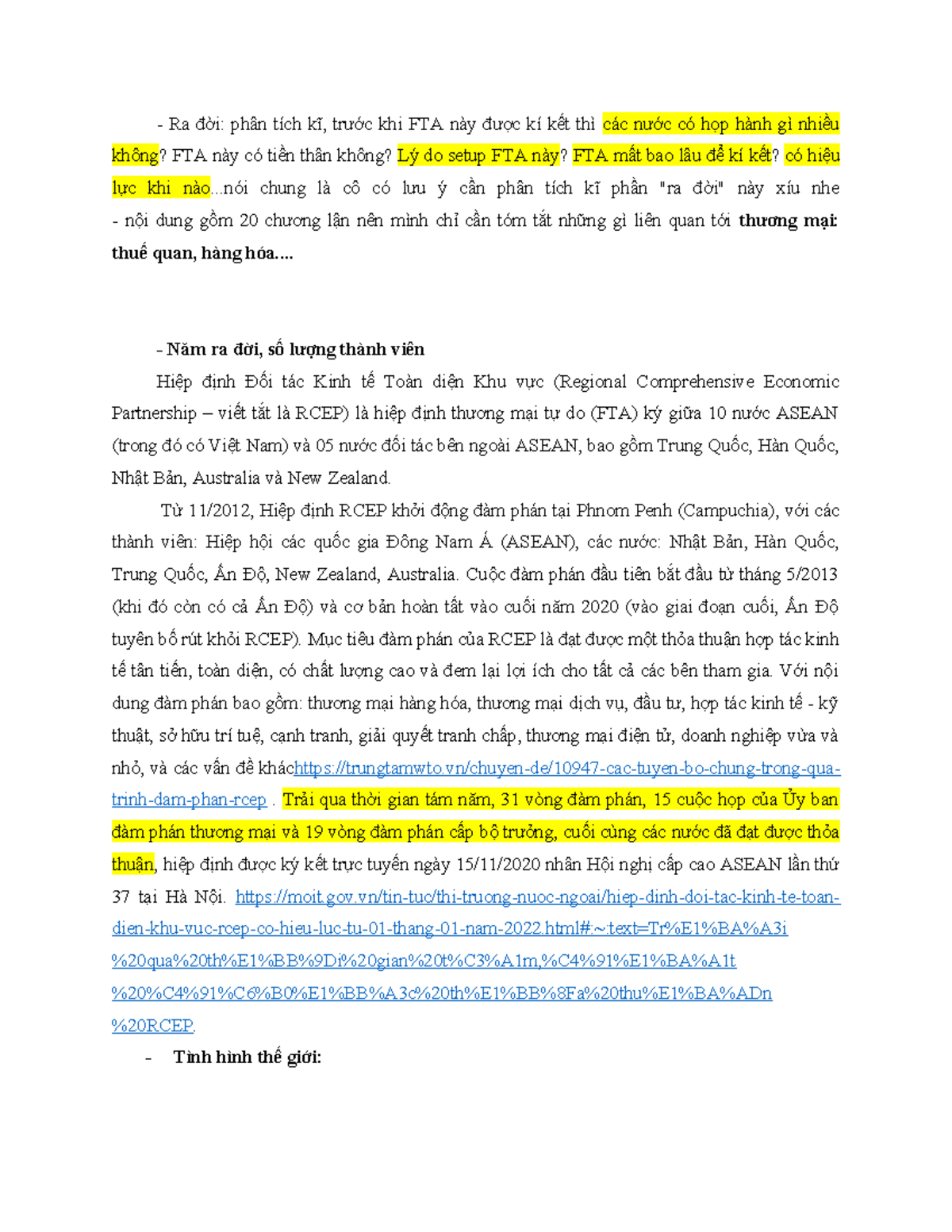 Poster thương mại - thương mại - Ra đời: phân tích kĩ, trước khi FTA này được kí kết thì các ...