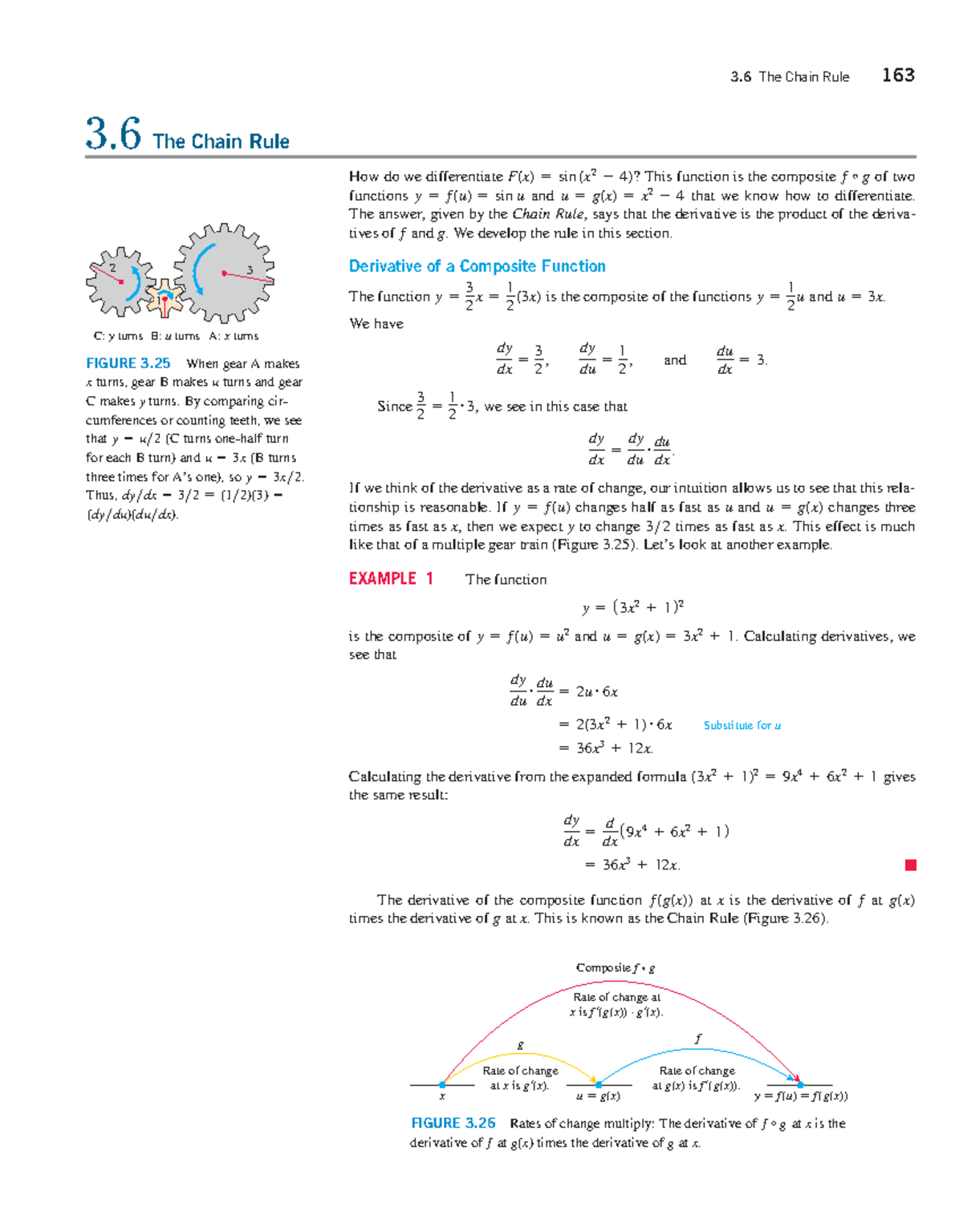 CH 3-6 The Chain Rule - math work - 3 The Chain Rule 163 3 The Chain Rule How do we ...