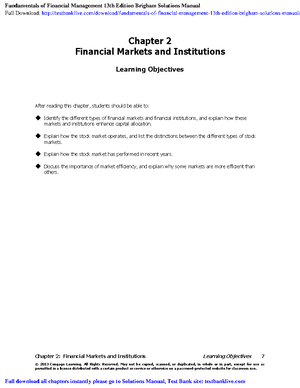 Chapter 9 - finance - CHAPTER 9 – CHARACTERIZING RISK AND RETURN ...