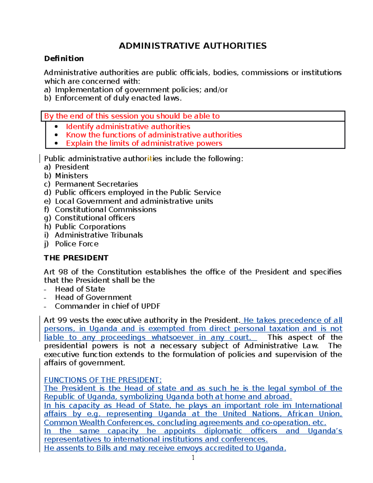 Administrative Authorities - ADMINISTRATIVE AUTHORITIES Definition ...