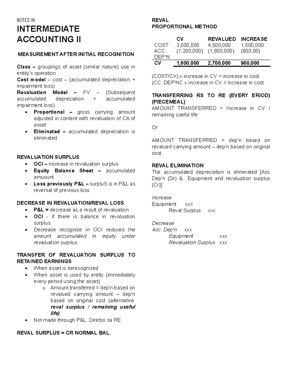 IAS 40 (Intermediate Accounting 2) - NOTES IN INTERMEDIATE ACCOUNTING ...