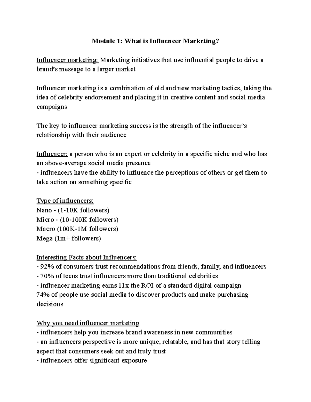 MKT356 - influencer marketing - Module 1: What is Influencer Marketing ...
