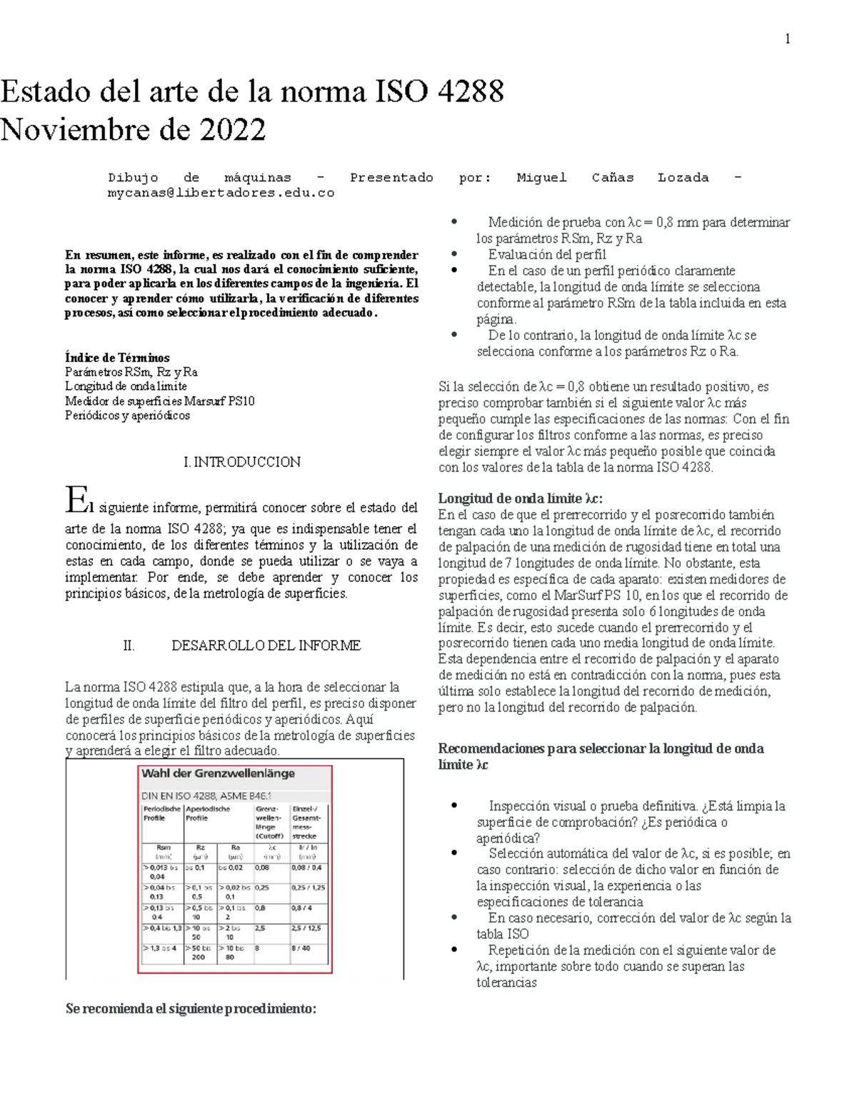 Informe ISO 4288 - Norma Iso 4288 - En resumen, este informe, es ...