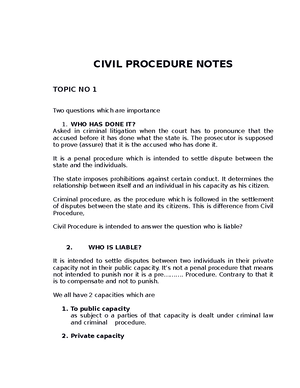Civil Procedure IN Tanzania - CIVIL PROCEDURE IN TANZANIA The law ...