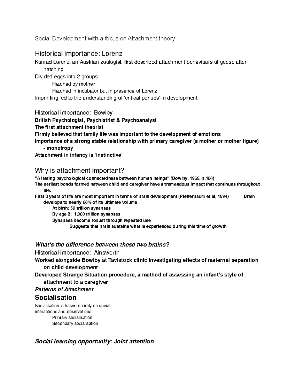 Social Development With A Focus On Attachment Theory First 3 Years Of social-development-with-a-focus-on-attachment-theory-first-3-years-of