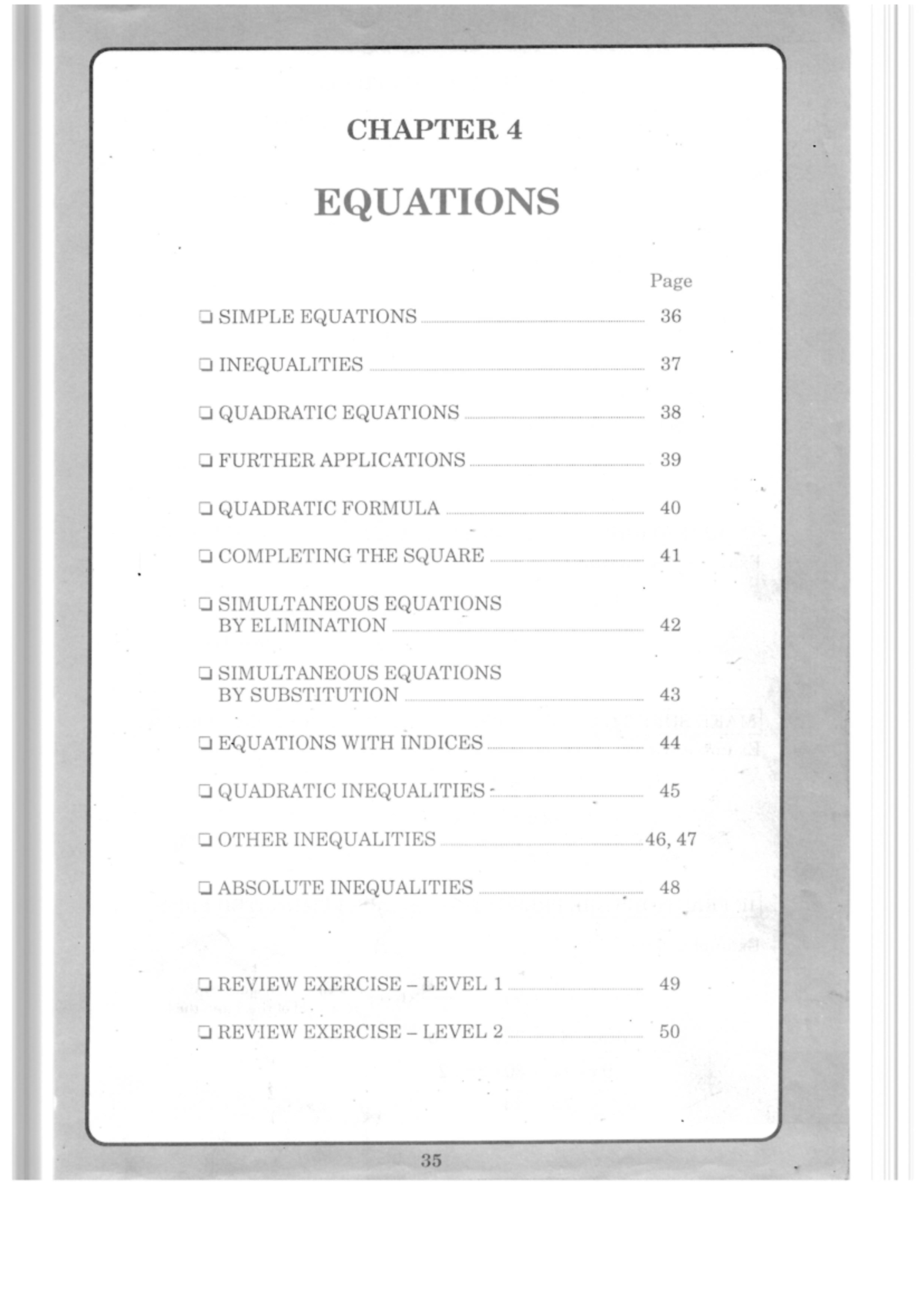 Ch 4 Equations - BCFN01-003 - Studocu