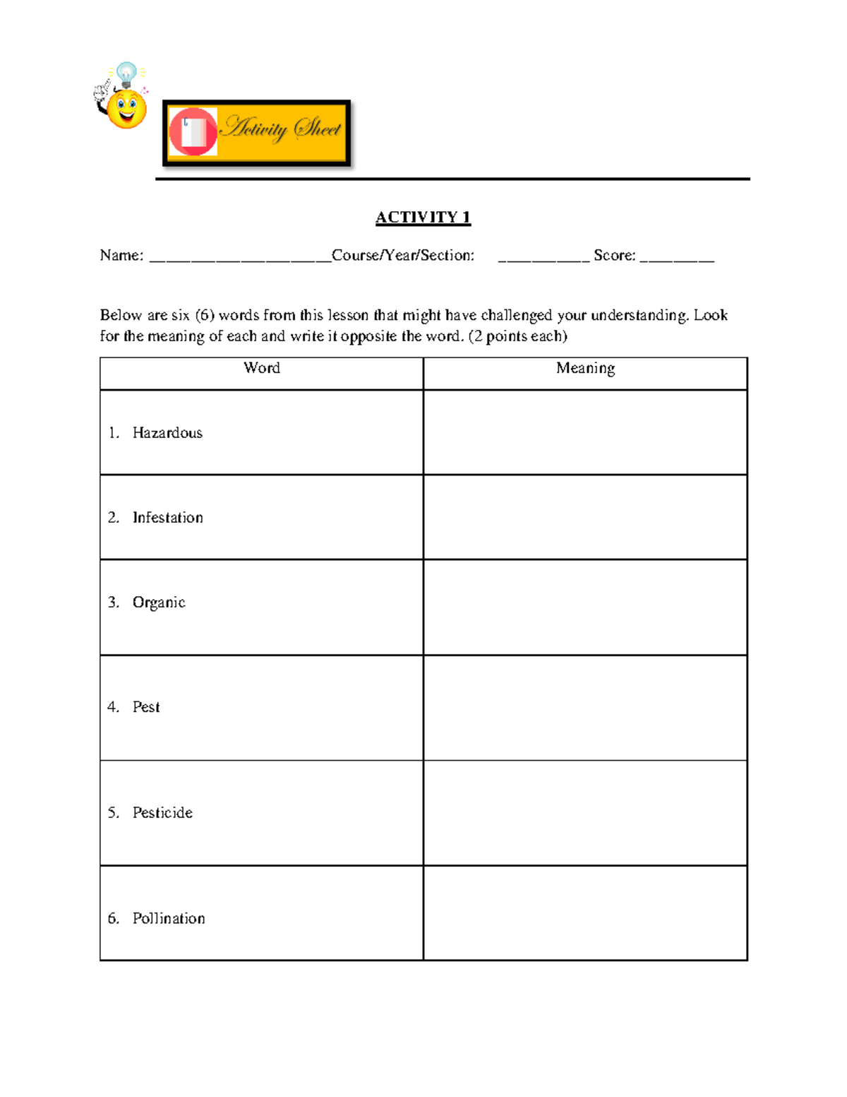 1Activity Lesson-1-Basic-Agricultural-Knowledge-and-Skills - ACTIVITY 1 ...