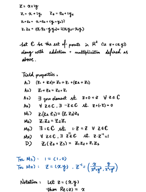 Note Feb 21, 2022 - Professor Emmett Wyman Introduction to Complex ...