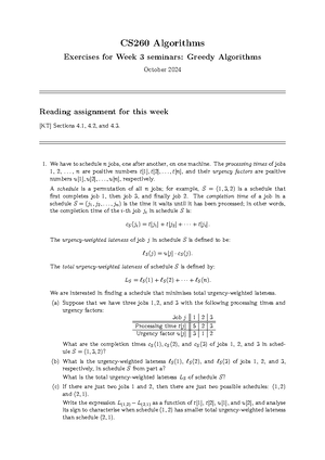 exercises-06-2021 - CS260: Algorithms Sixth exercise sheet (to be discussed in week 7 seminars ...