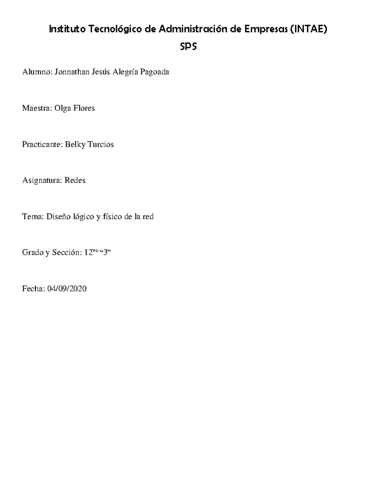 Analisis de Redes - Instituto Tecnológico de Administración de Empresas ...