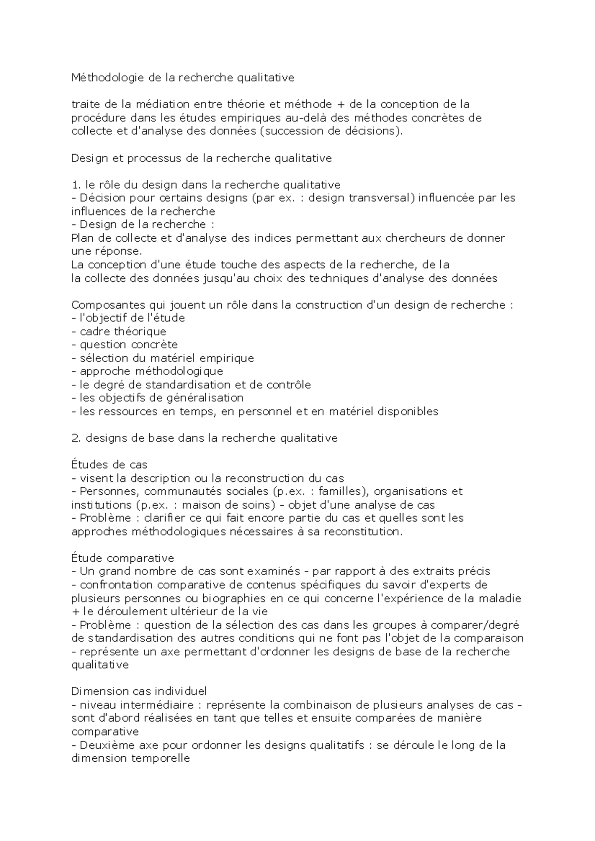 Méthodologie de la recherche qualitative - Méthodologie de la recherche ...