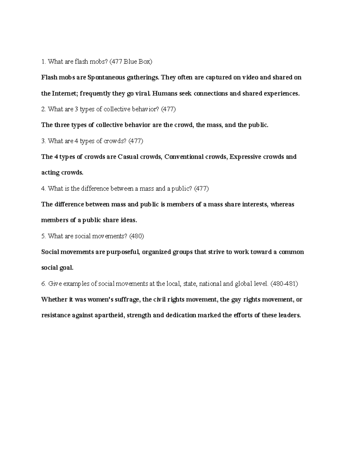  Chapter 21 Social Change 477 481 What Are Flash Mobs 477 Blue