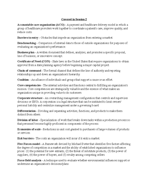 C432 Healthcare management and strategy - HCM 3510 - WGU - Studocu