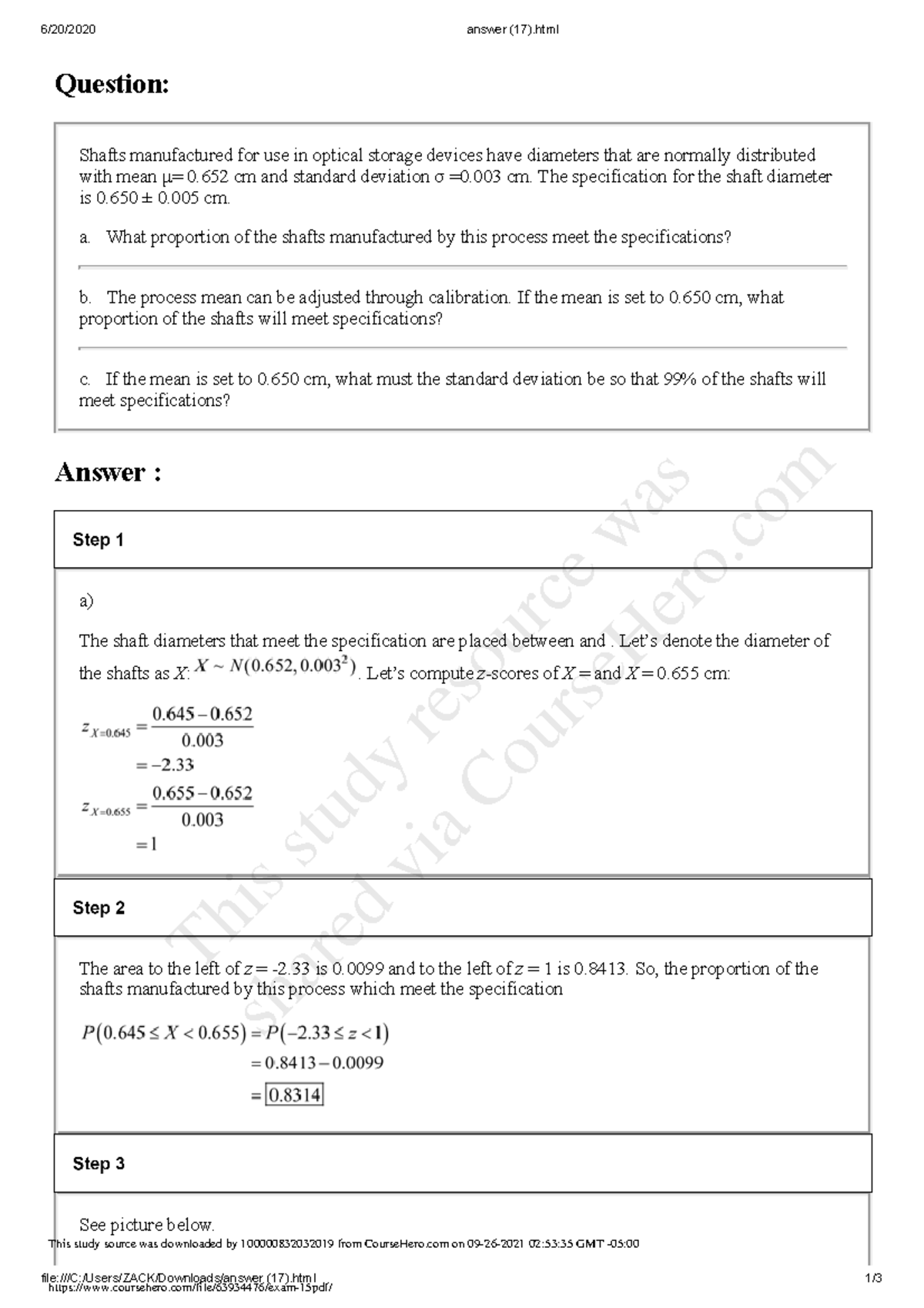 Exam 15 - sjdh ajdh ash dla ks djalk sdj asd this is a lecture note ...