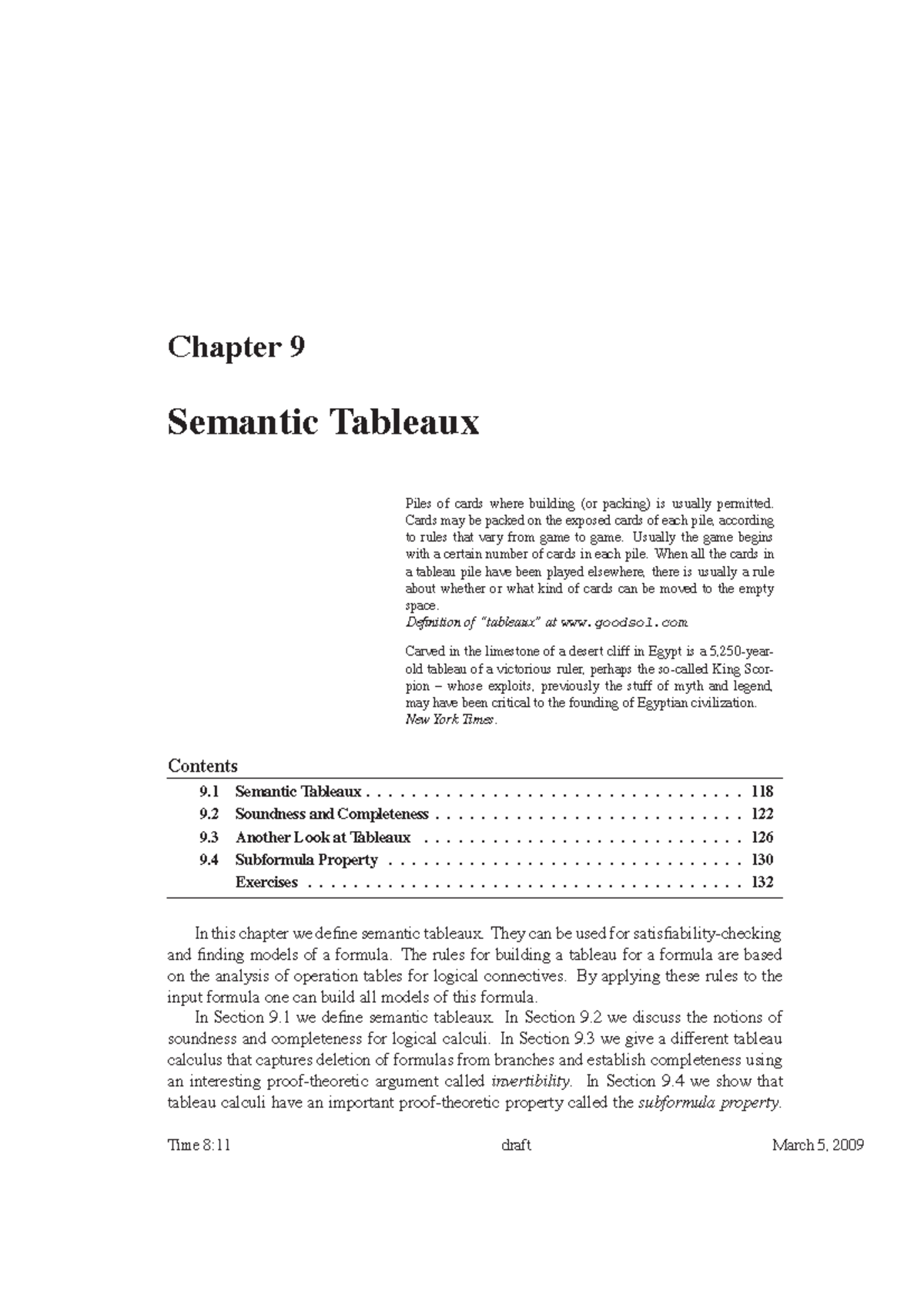 From the book by Voronkov; Semantic Tableaux - Chapter 9 Semantic ...
