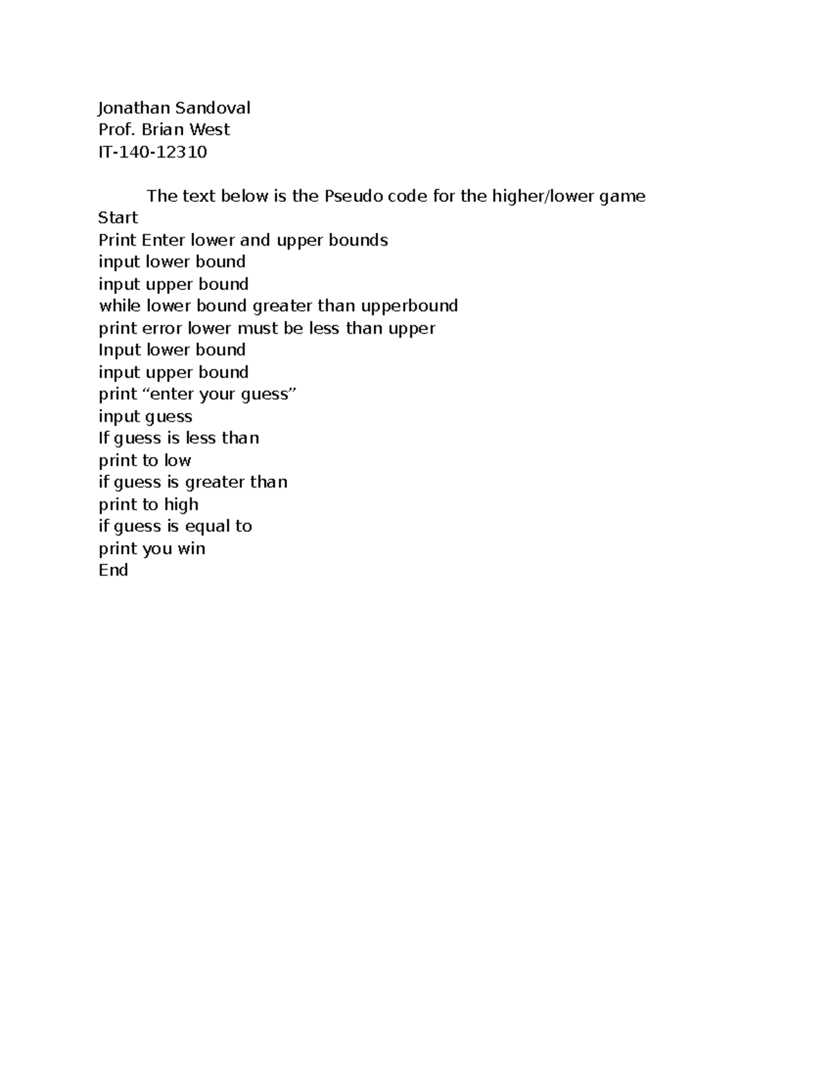 IT 140 Mod4 - notes - IT140 - Jonathan Sandoval Prof. Brian West IT-140 ...