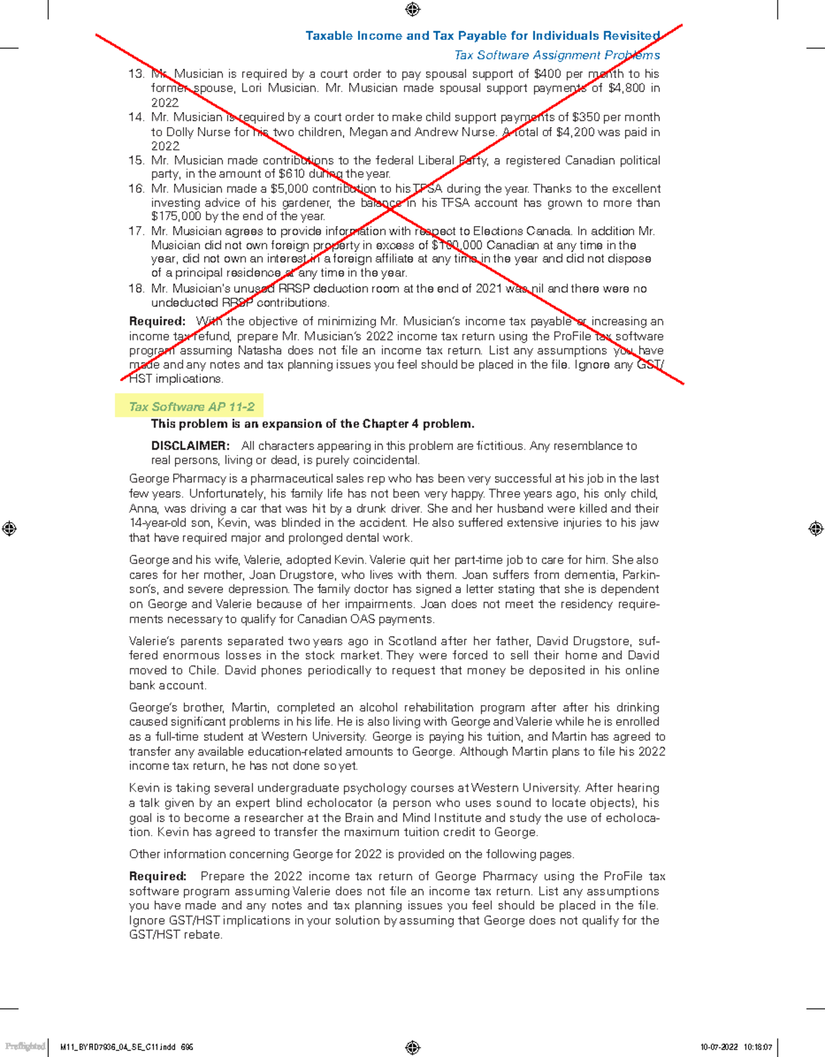 Case Study - N/A - Taxable Income and Tax Payable for Individuals ...