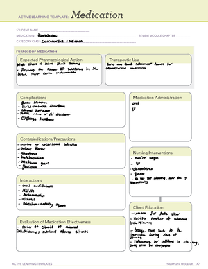 Active Learning Template medication (32) Copy - ACTIVE LEARNING ...