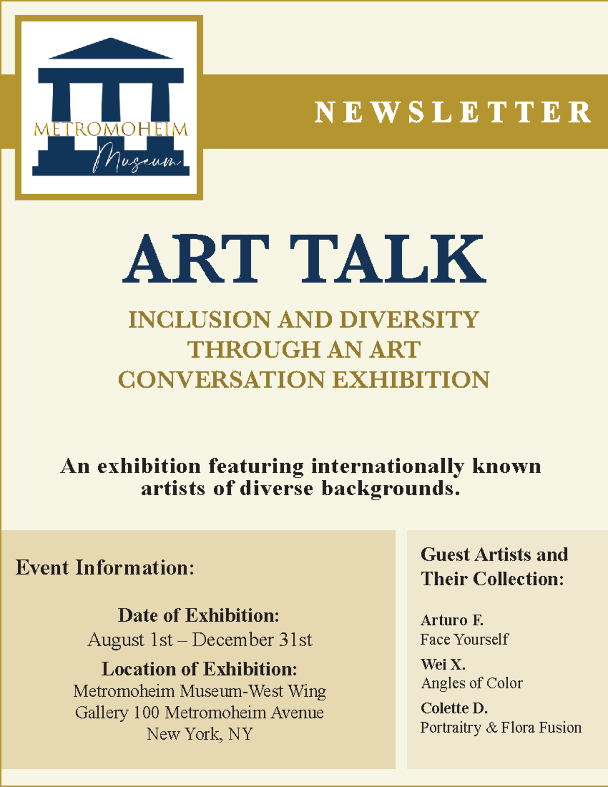 Module two layouts - ART TALKART TALK INCLUSION AND DIVERSITY THROUGH ...