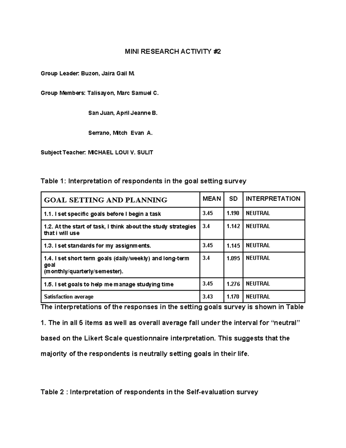 Likert- Scale-MINI- Research- Activity-2 - MINI RESEARCH ACTIVITY Group ...