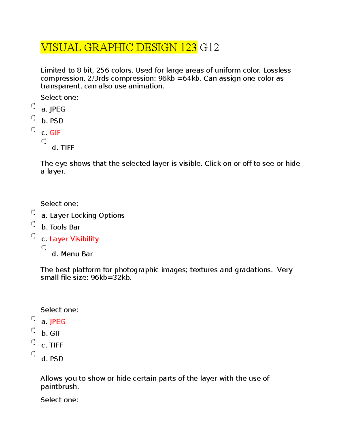 Visual Graphic Design 123 G12 WW 12 - VISUAL GRAPHIC DESIGN 123 G ...