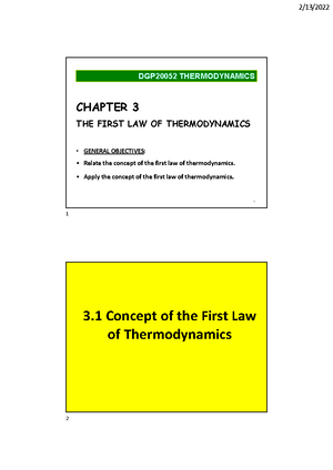 Chapter 1 Basic Thermodynamics - CHAPTER 1 BASIC THERMODYNAMICS 1 ...