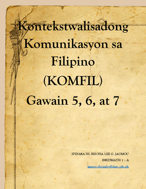 Jagmoc FIL1 M3-A4 MATH1A - Kontekstwalisadong Komunikasyon sa Filipino ...