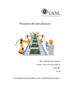 Practica 7 tratamiento termico de revenido - Procesos De Manufactura - lO M oARcPSD| 16882502 O ...