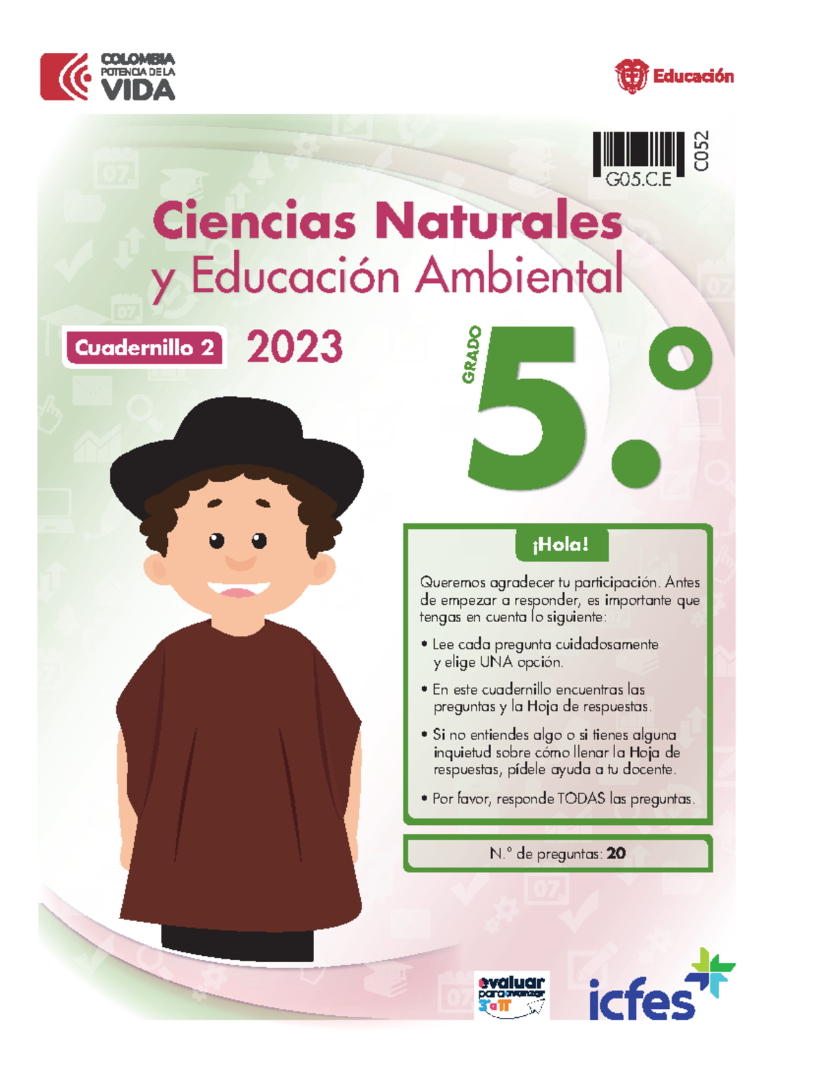 5 naturales - 5. GRADO Cuadernillo 2 2023 C G05.C Ciencias Naturales y ...