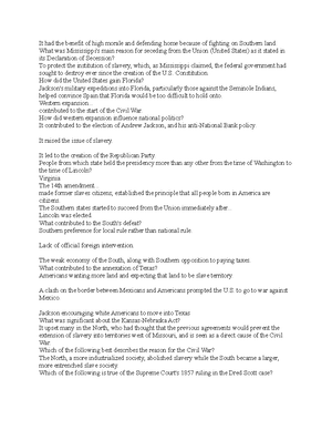 The Civil War and Reconstruction - The Civil War was a violent conflict ...