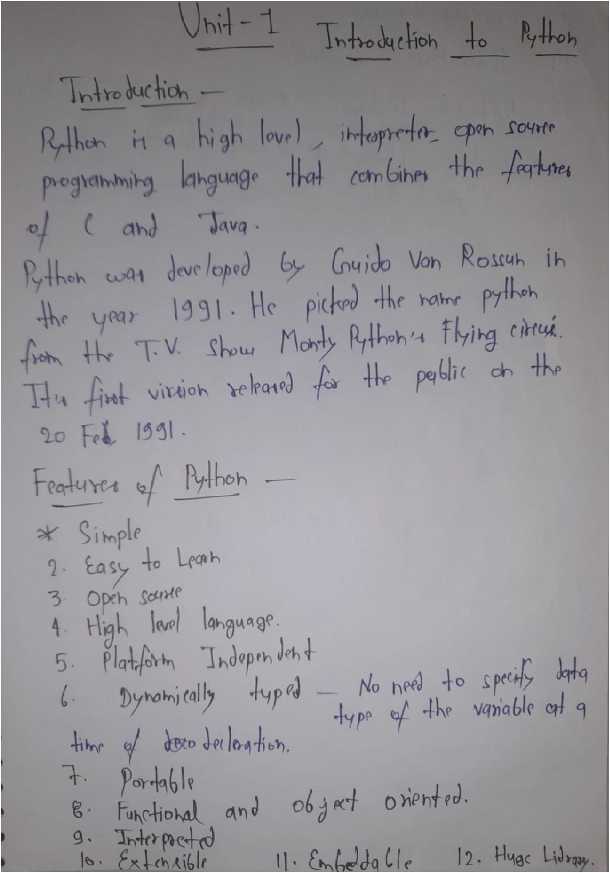Scanned 20241006-1418 - Unit 1 Introduction to Python Introduction ...