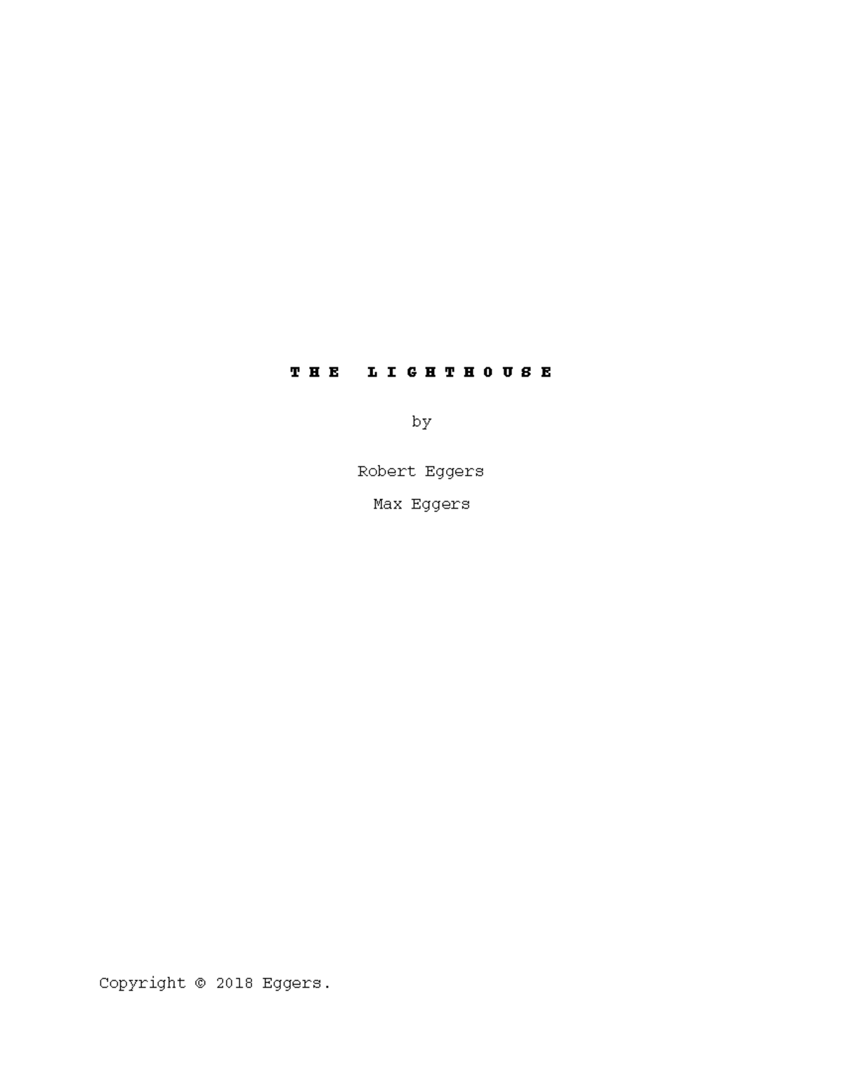 THE Lighthouse - used just to study techniques and form. - T H E L I G ...