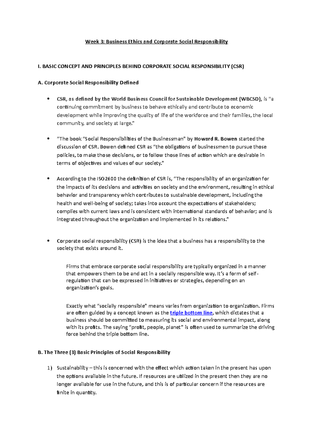 Reading Materials Week 3 Qtr 4- Business Ethics & Social Responsibility ...